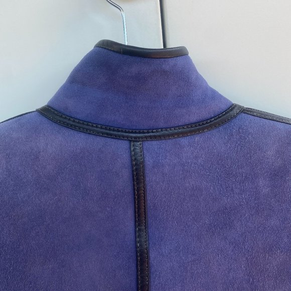 Betty David | Jackets & Coats | Betty David Custom Blue Painted ...